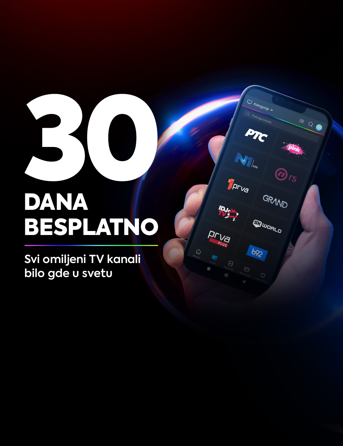 NetTV Plus - Svi omiljeni TV kanali bilo gde u svetu | EON